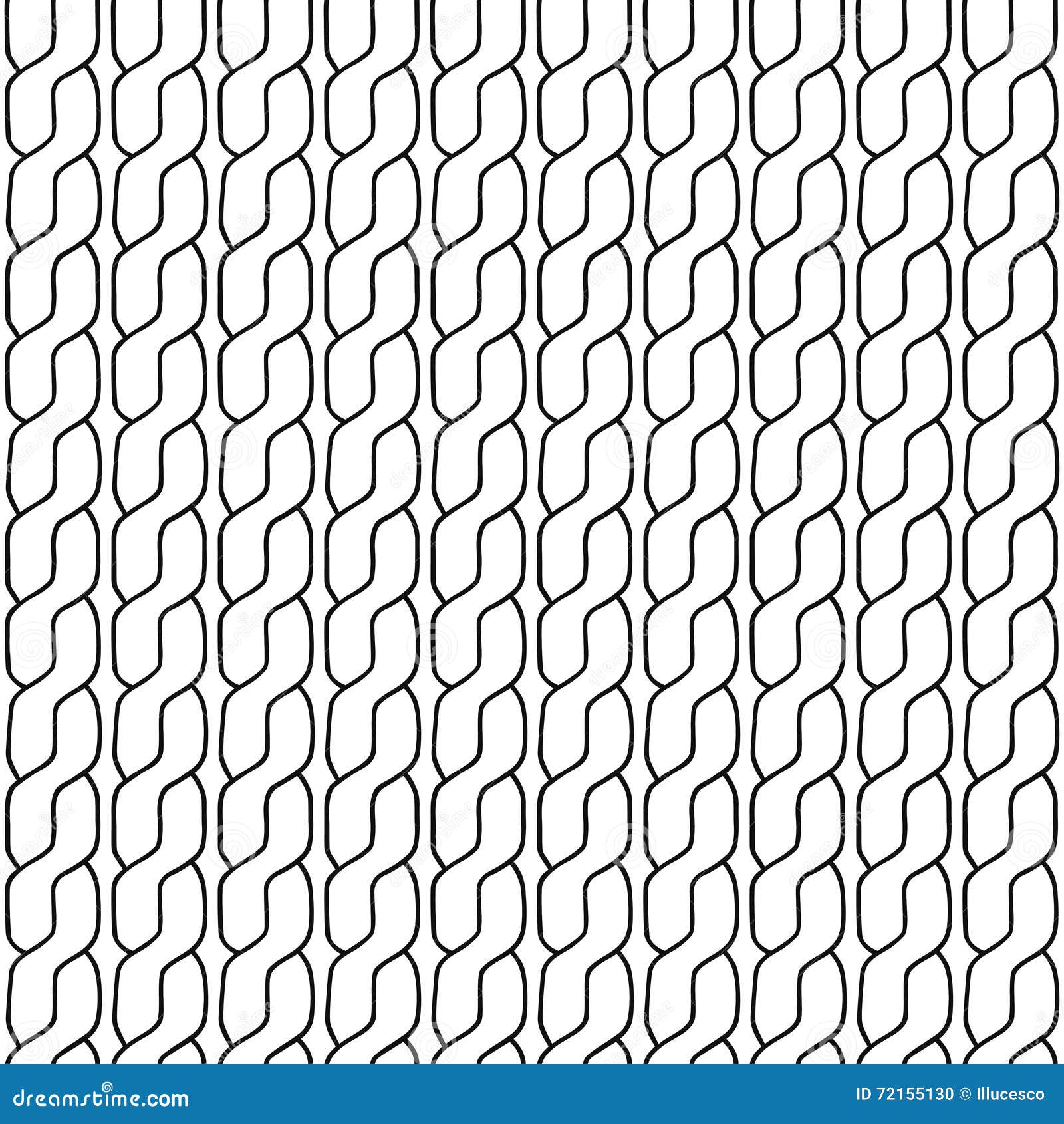 Plait seamless pattern stock vector. Illustration of graphic - 72155130