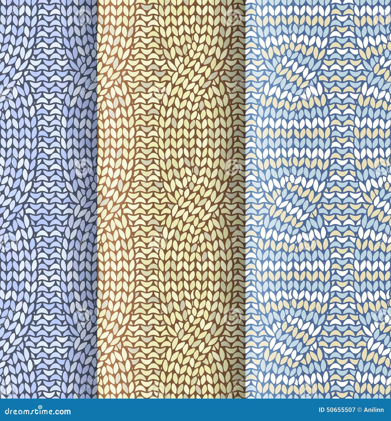 Plaited knitted pattern stock vector. Illustration of style - 50655507