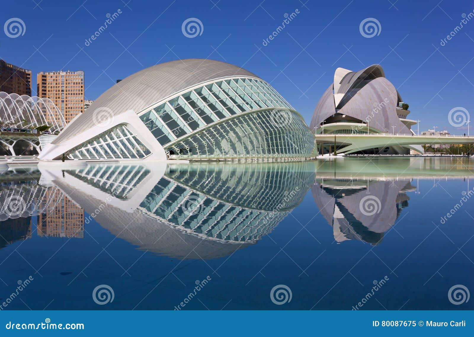 Planétarium De Hemisferic à Valence Image éditorial - Image du ...