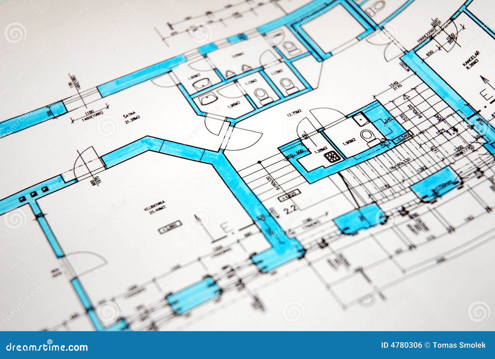 Plan photo stock. Image du architectural, créateur, ménage - 4780306