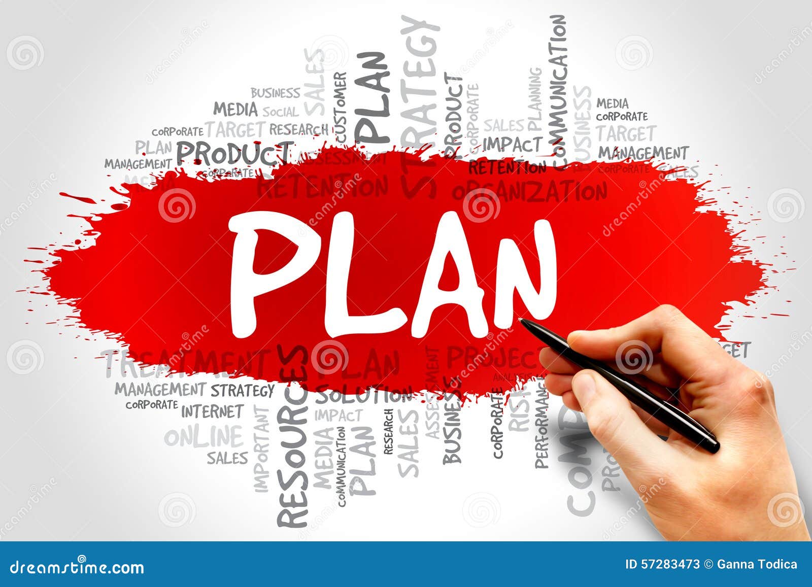 Plan stockbild. Bild von zukunft, management, beweggrund - 57283473