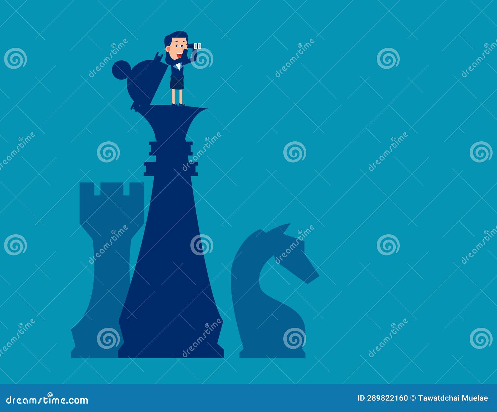 Plan Ahead To Win Business Competition. Success Strategy Stock ...