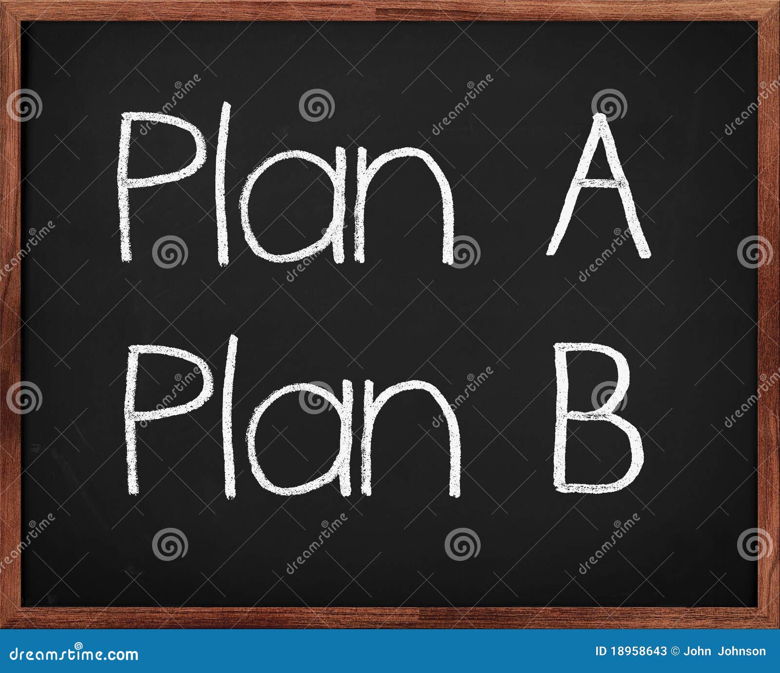 Plan B stock image. Image of creative, board, challenge - 18958643