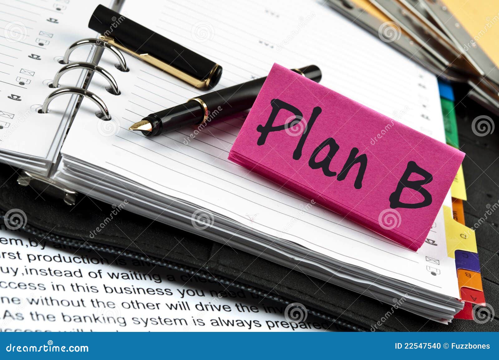 Plan B stock photo. Image of document, event, book, information - 22547540