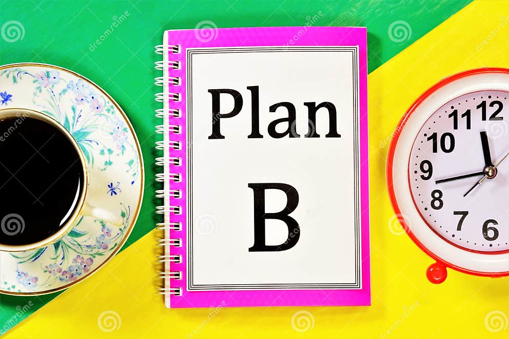 Plan B. an Alternative, Backup Plan of Action Stock Image - Image of ...