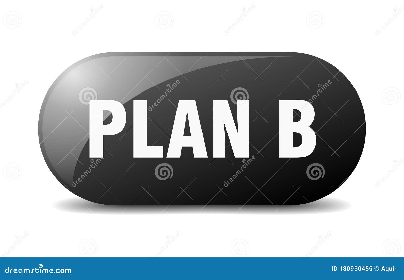 Plan B Button. Plan B Sign. Key. Push Button Stock Vector ...