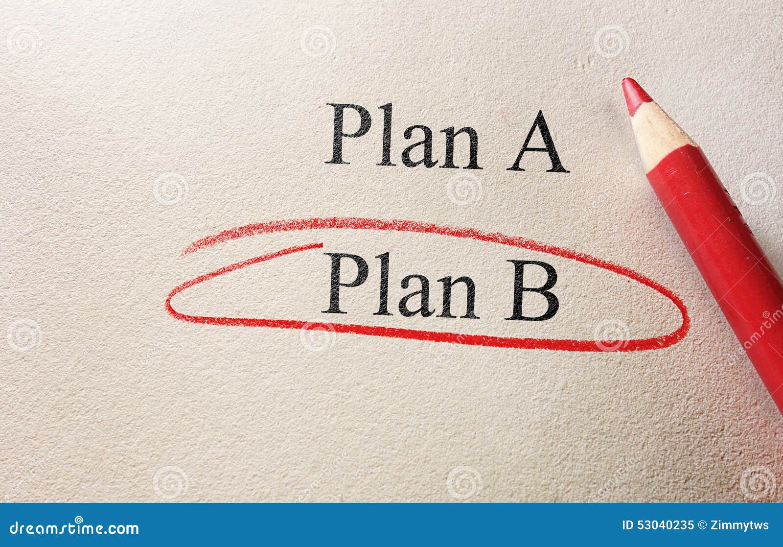 Plan B concept stock image. Image of flexible, business - 53040235