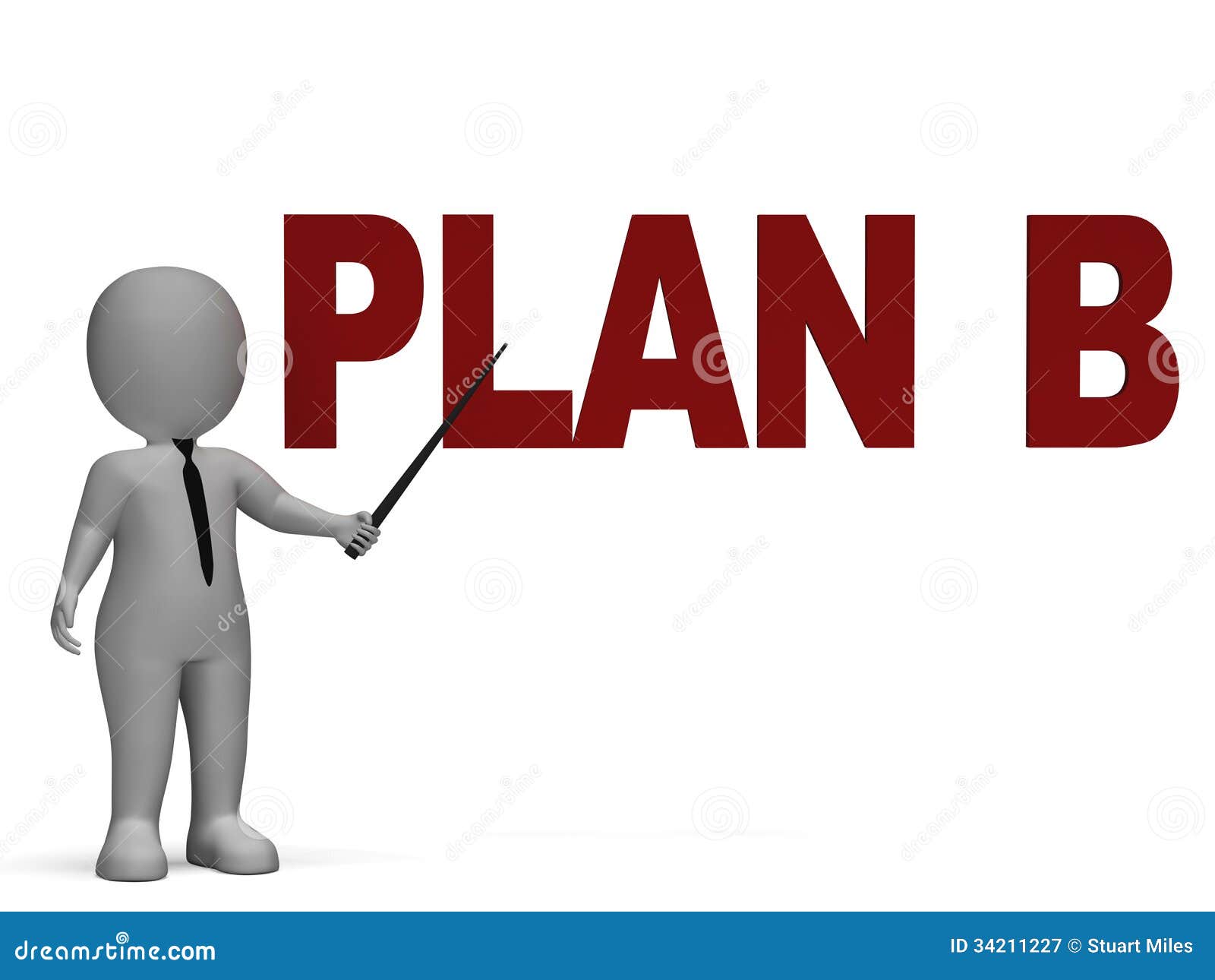 Plan B Alternative Difficult Path Concept Vector Infographic ...