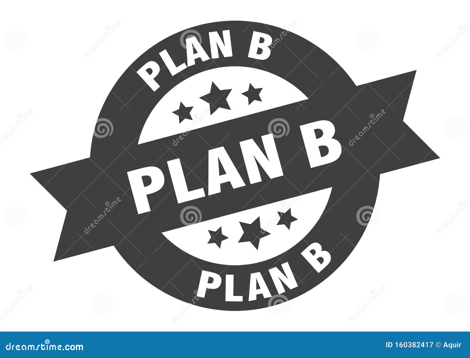 Plan b sign stock vector. Illustration of stamp, band - 160382417