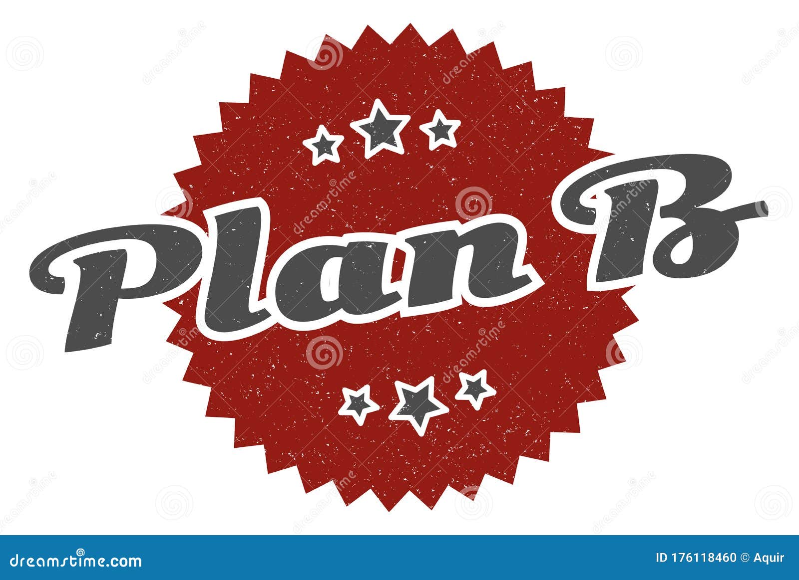 Plan B Sign. Plan B Vintage Retro Label Stock Vector - Illustration of ...