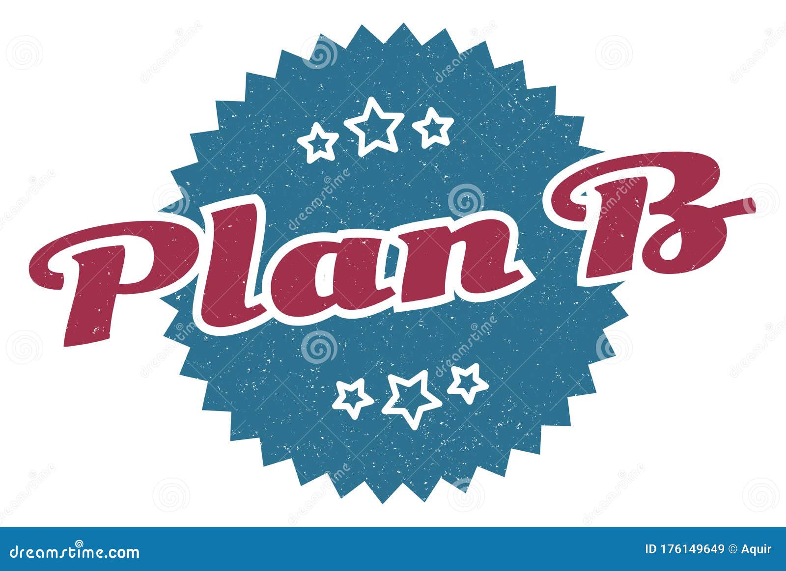 Plan B Sign. Plan B Vintage Retro Label Stock Vector - Illustration of ...