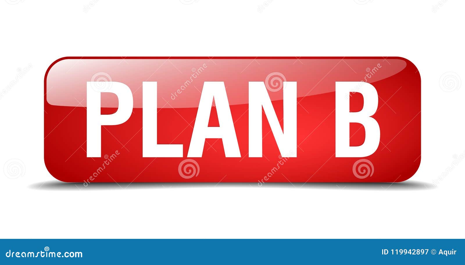 Plan b button stock vector. Illustration of white, icon - 119942897