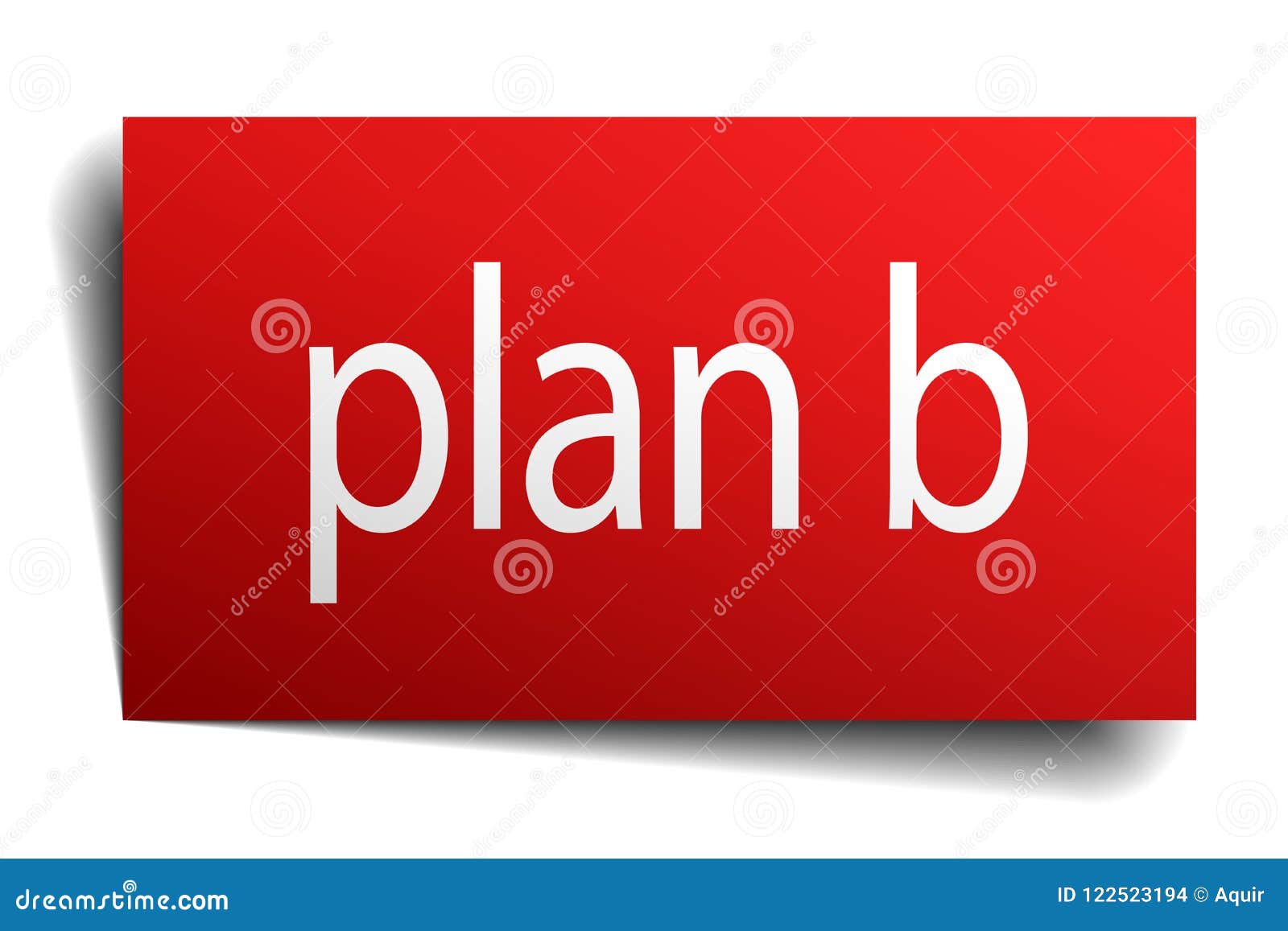 Plan b sign stock vector. Illustration of background - 122523194