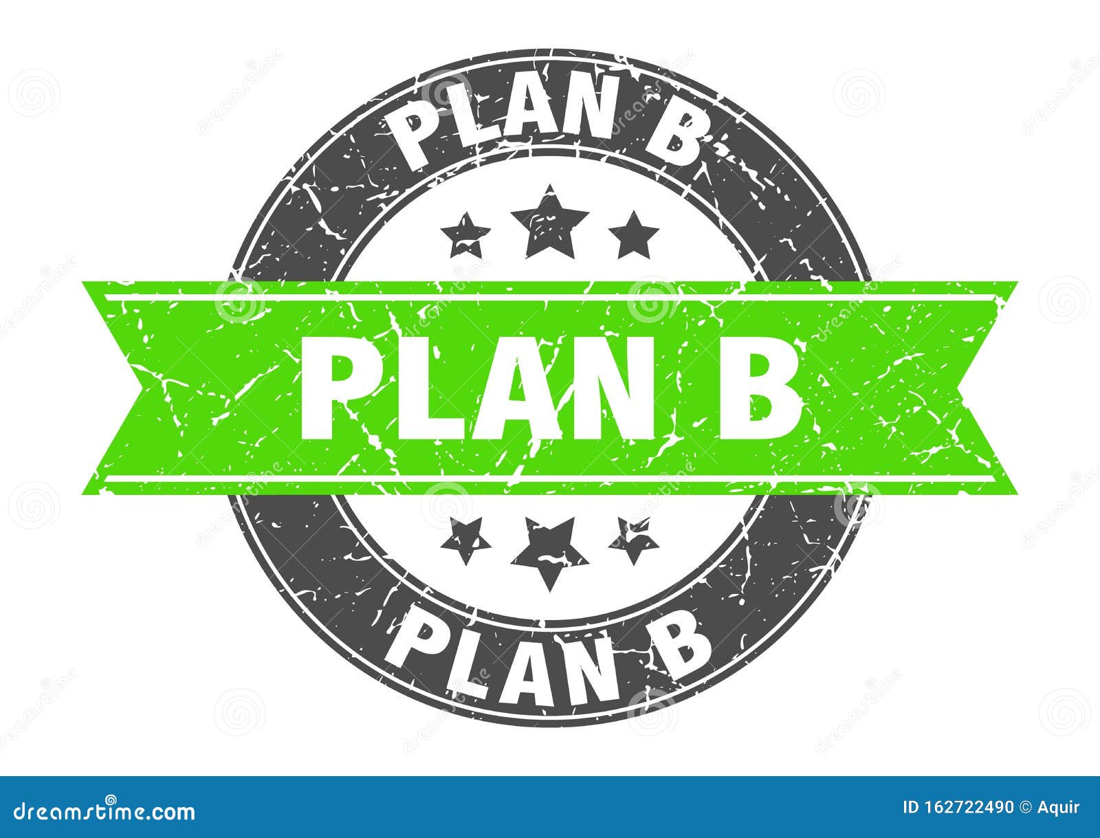Plan b stamp stock vector. Illustration of insignia - 162722490