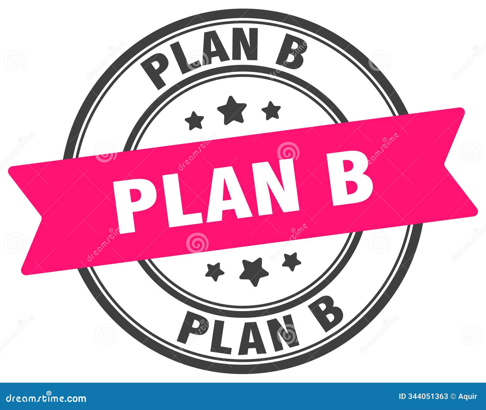 Plan B Stamp. Plan B Label on Transparent Background. Round Sign Stock ...