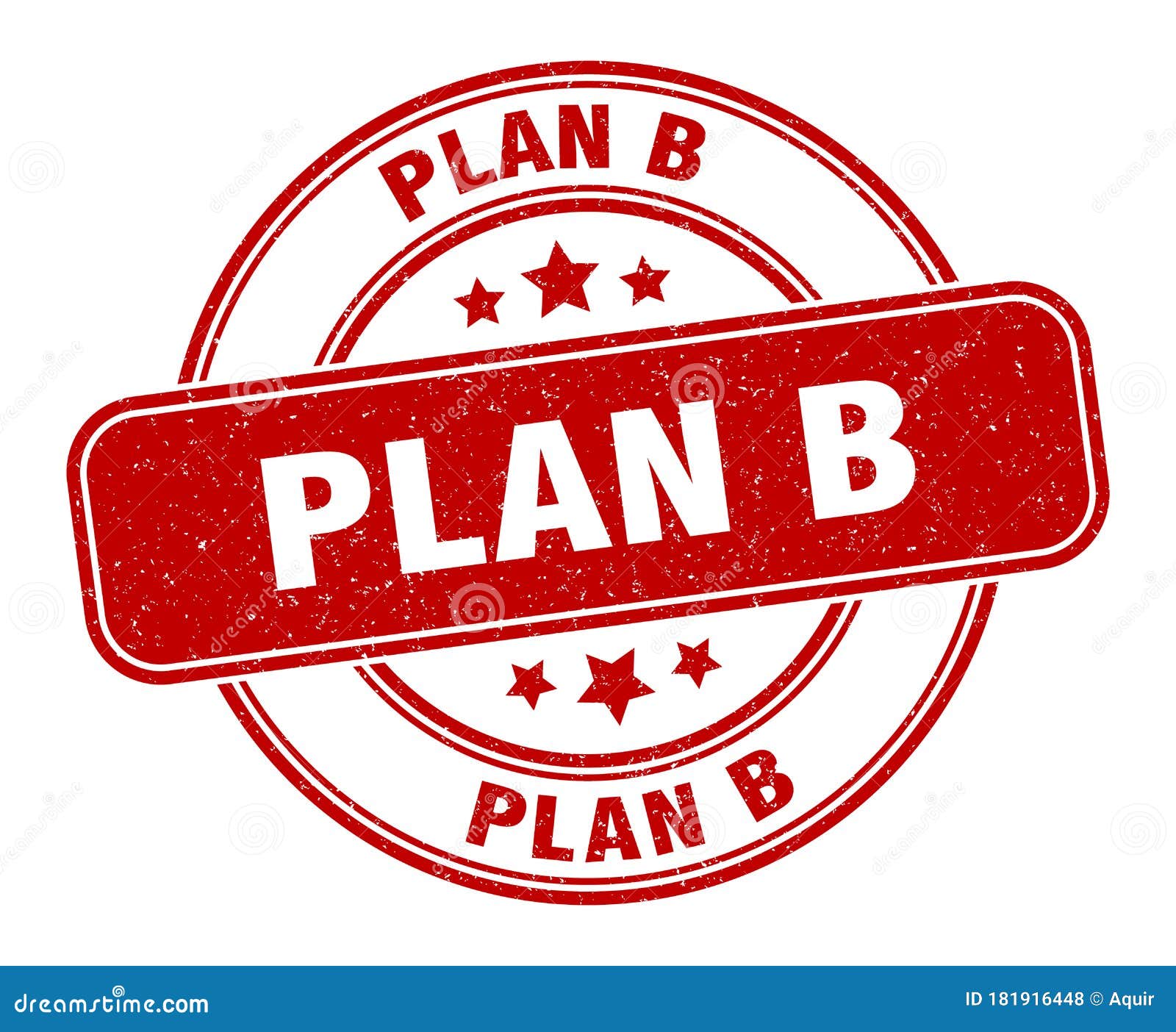 Plan B Stamp. Plan B Round Grunge Sign Stock Vector - Illustration of ...
