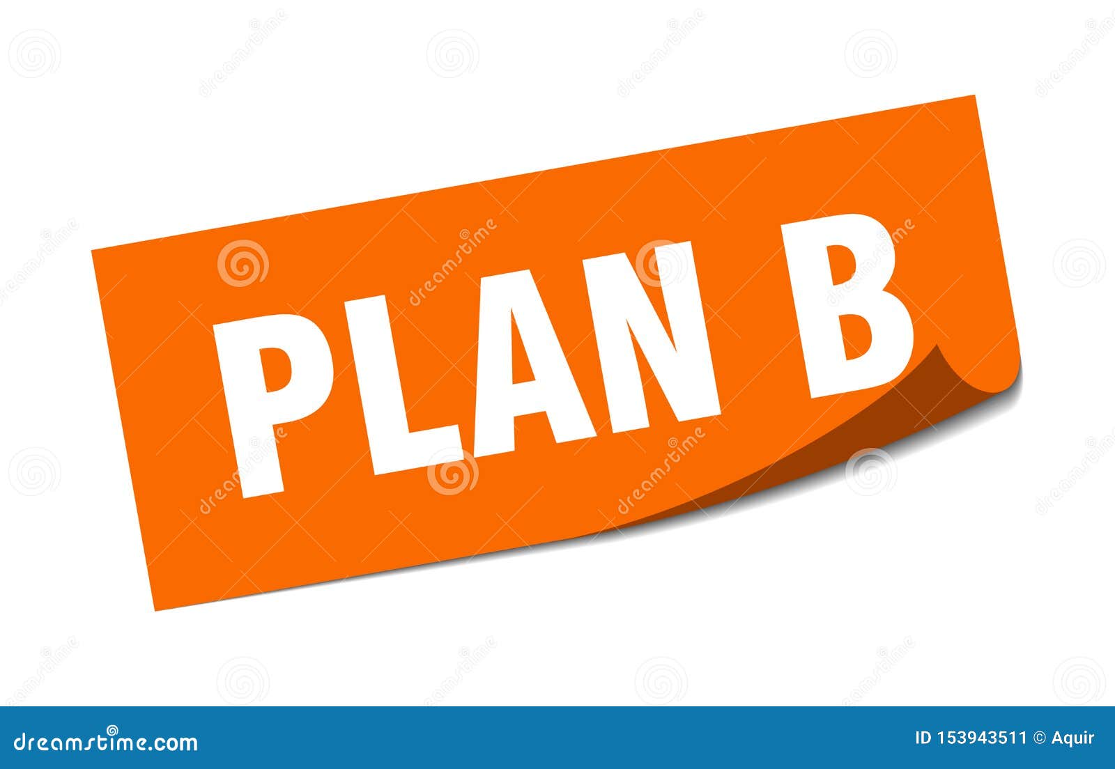 Plan b sticker. stock vector. Illustration of element - 153943511