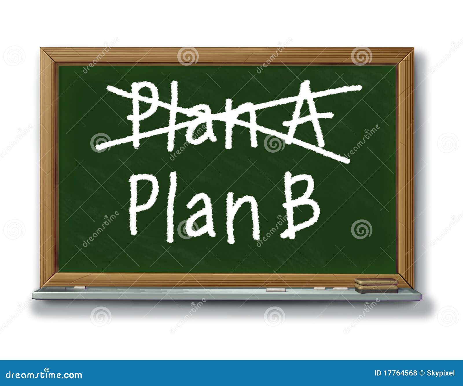 Plan B Strategy Option Alternative Planning Busine Stock Illustration ...
