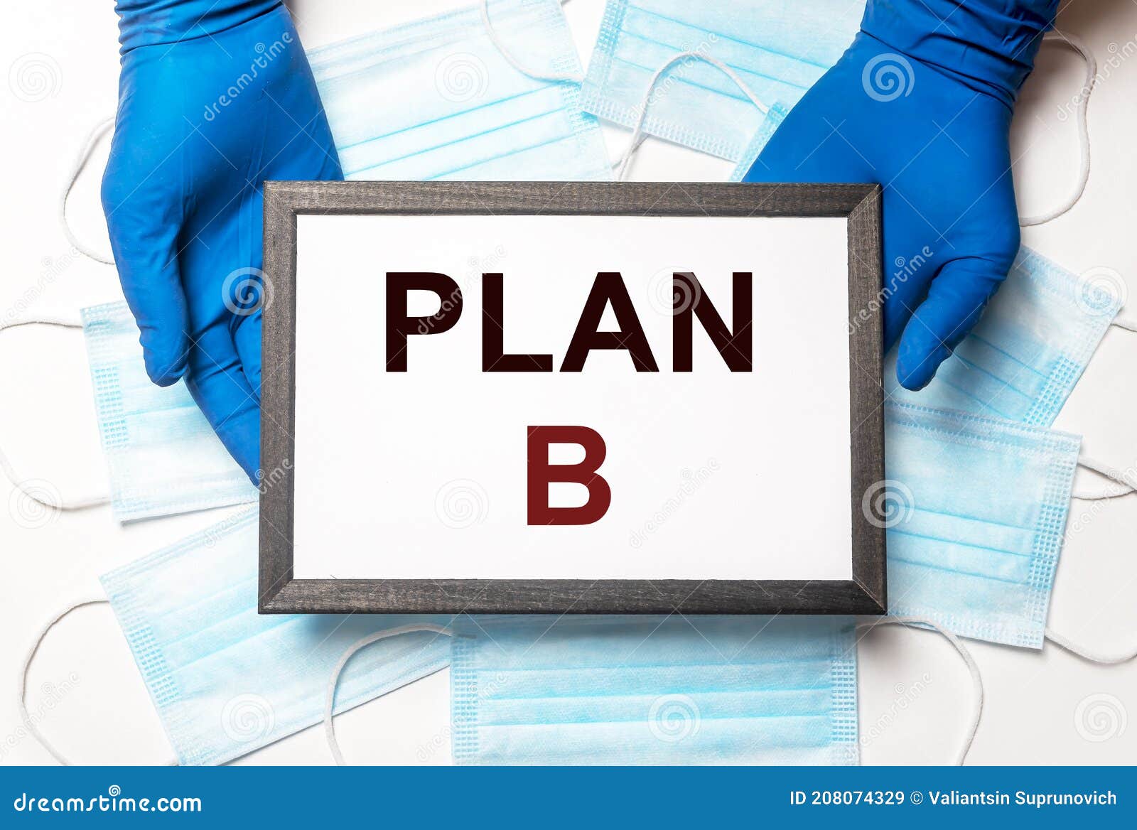 Plan B Text on Cubes. Crisis Management Concept Stock Image - Image of ...