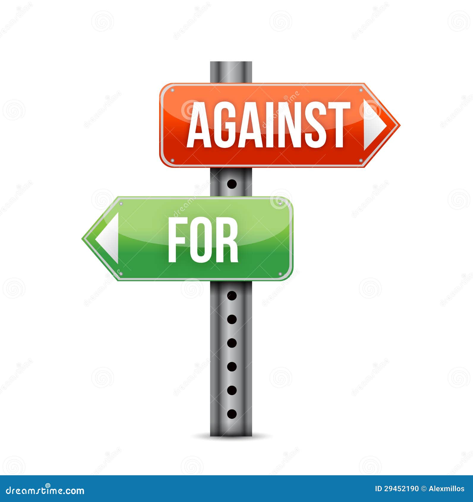 Plan a of B Voor of Tegen Concept Stock Illustratie - Illustration of ...