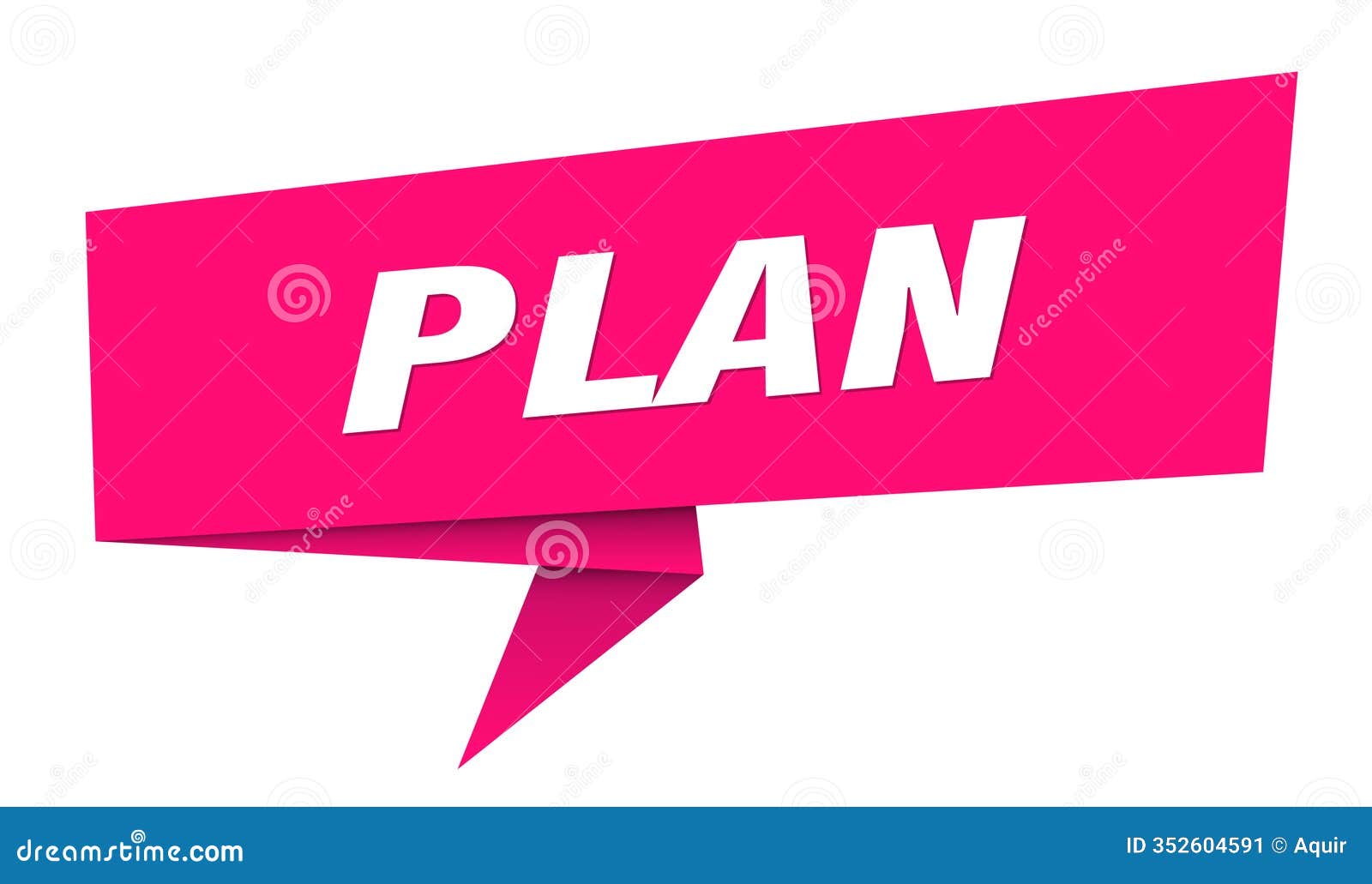 Plan Banner. Plan Speech Bubble, Label, Sticker, Sign Template Stock ...