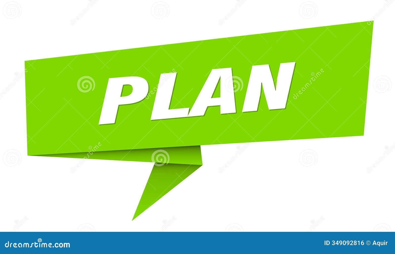 Plan Banner. Plan Speech Bubble, Label, Sticker, Sign Template Stock ...