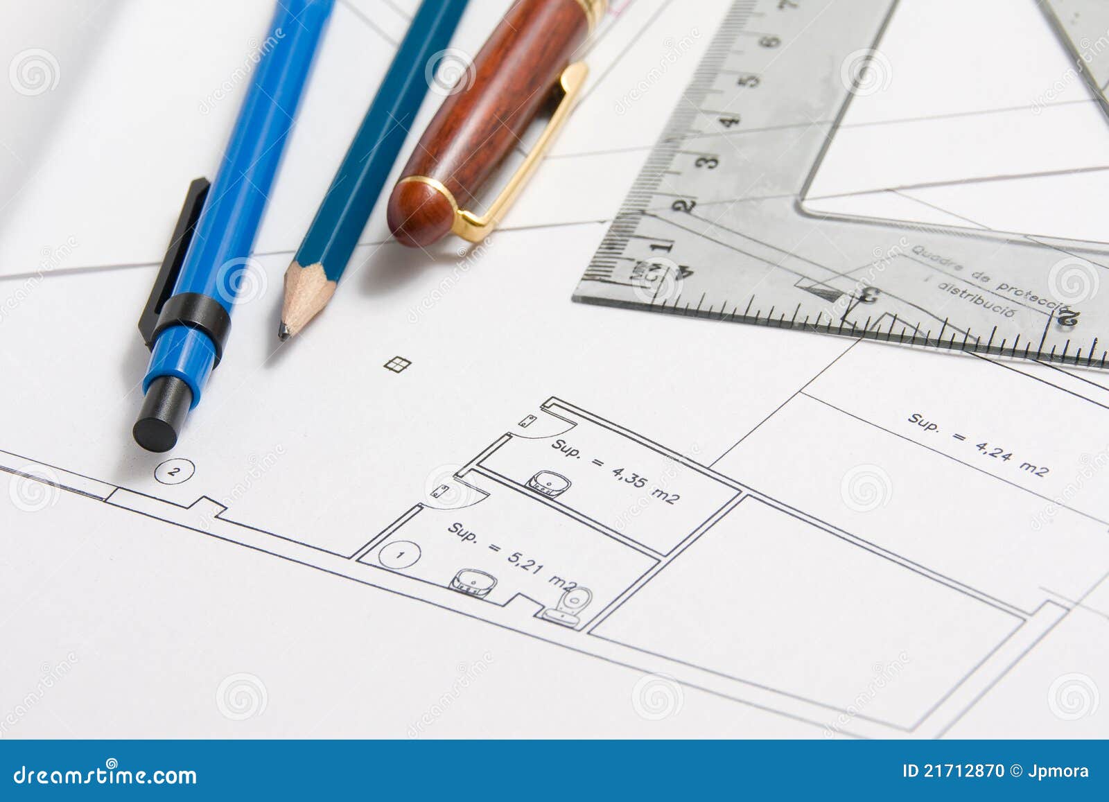 Plan with bevel stock photo. Image of engineering, architecture - 21712870