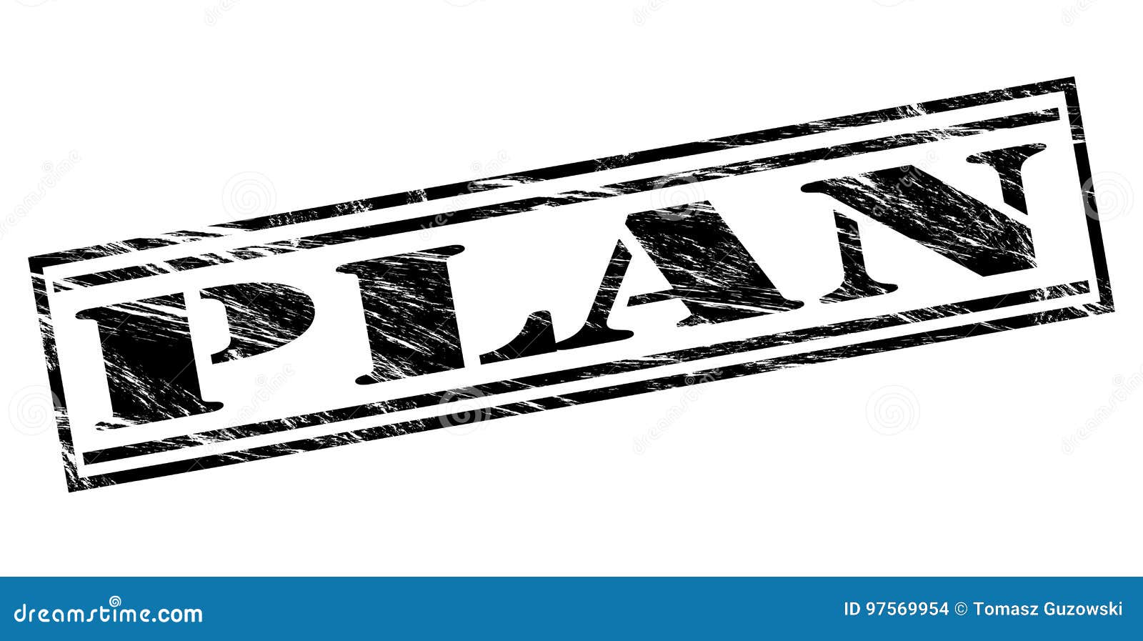 Plan black stamp stock illustration. Illustration of icon - 97569954