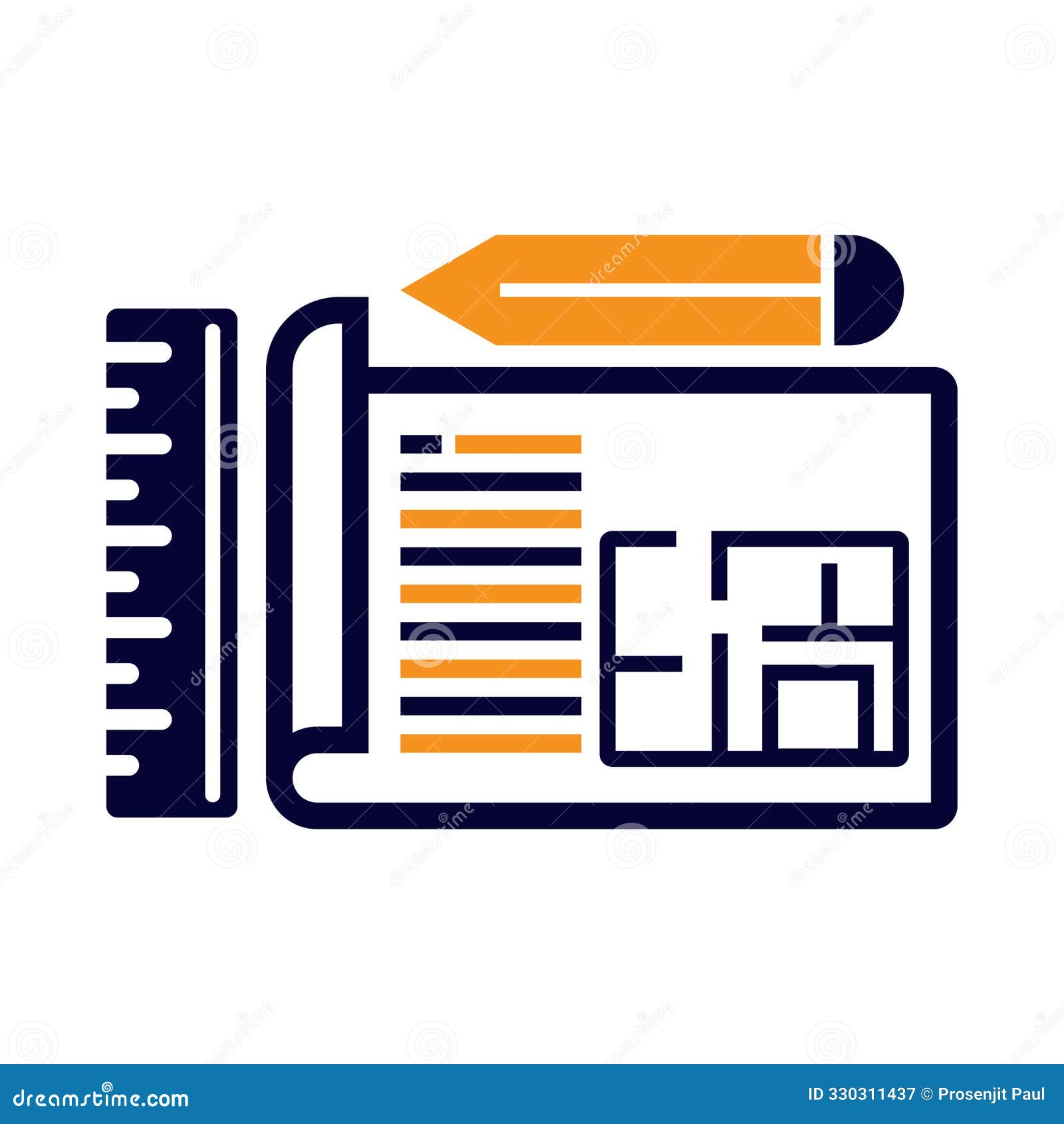 Plan, Building Plan, Scale, Pencil, Ruler, Planning Icon Stock ...