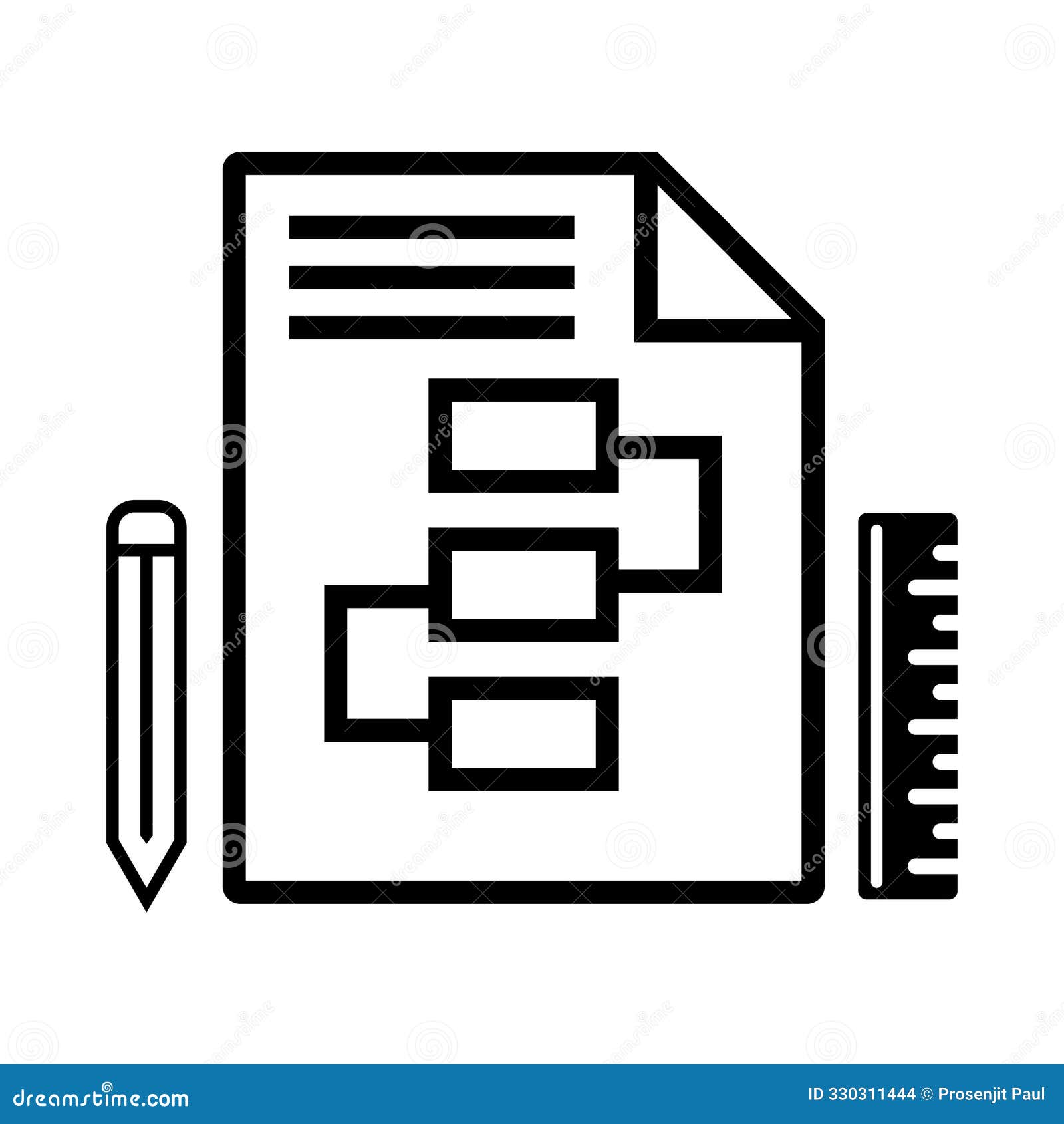 Plan, Building Plan, Scale, Pencil, Ruler, Planning Icon Stock ...