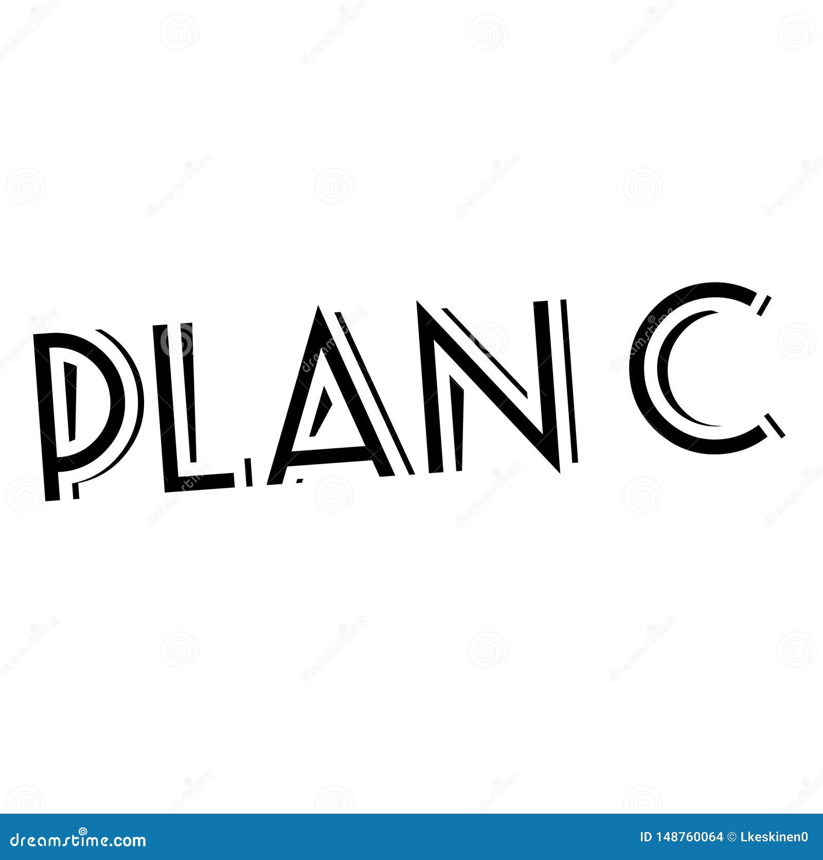 PLAN C stamp on white stock vector. Illustration of plane - 148760064