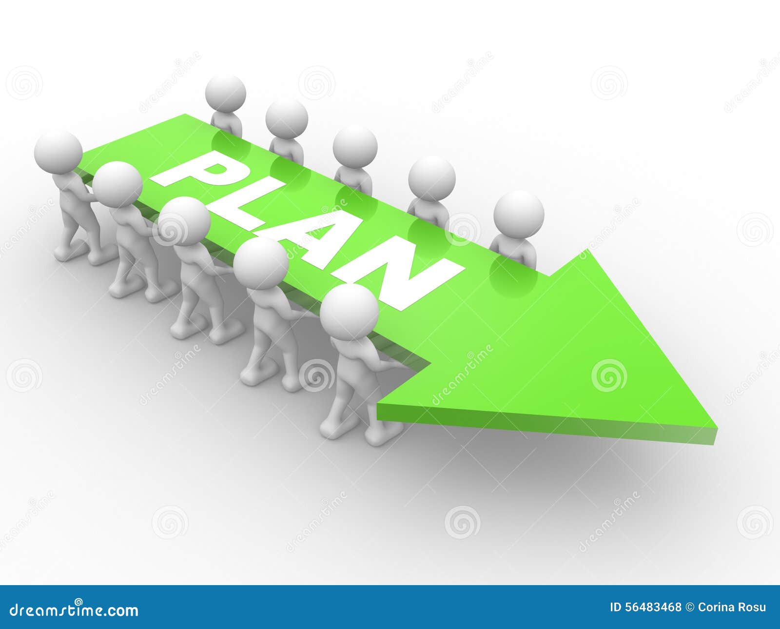 Plan concept stock illustration. Illustration of people - 56483468
