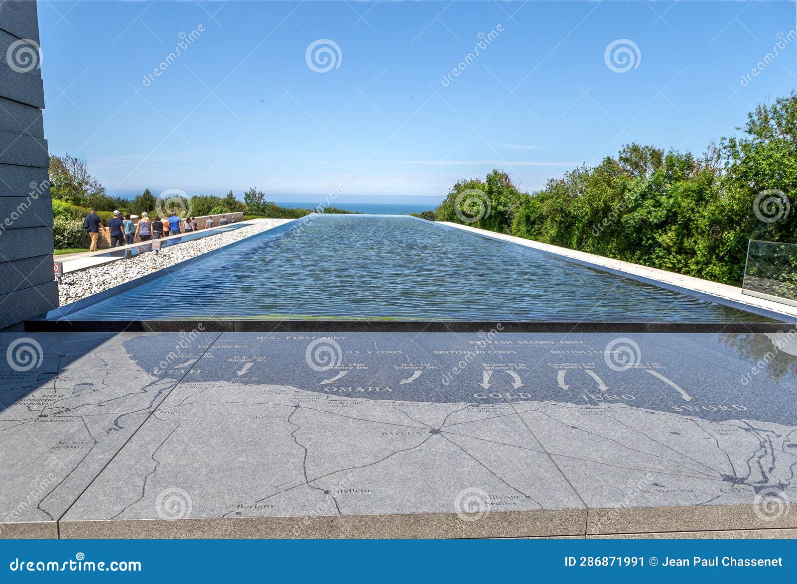 Plan D Eau, Representant La Carte De L Operation Overlord,,engraved in ...