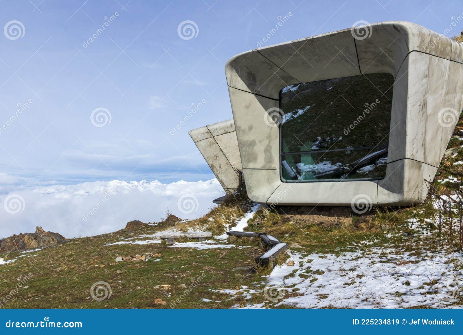 Reinhold Messner Museum at Plan De Corones. Italy Editorial Stock Image ...