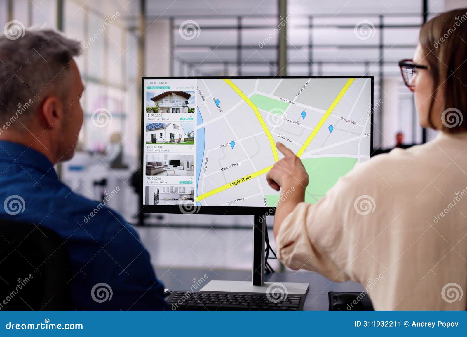 Plan de mapas de catastro. imagen de archivo. Imagen de mujer - 311932211