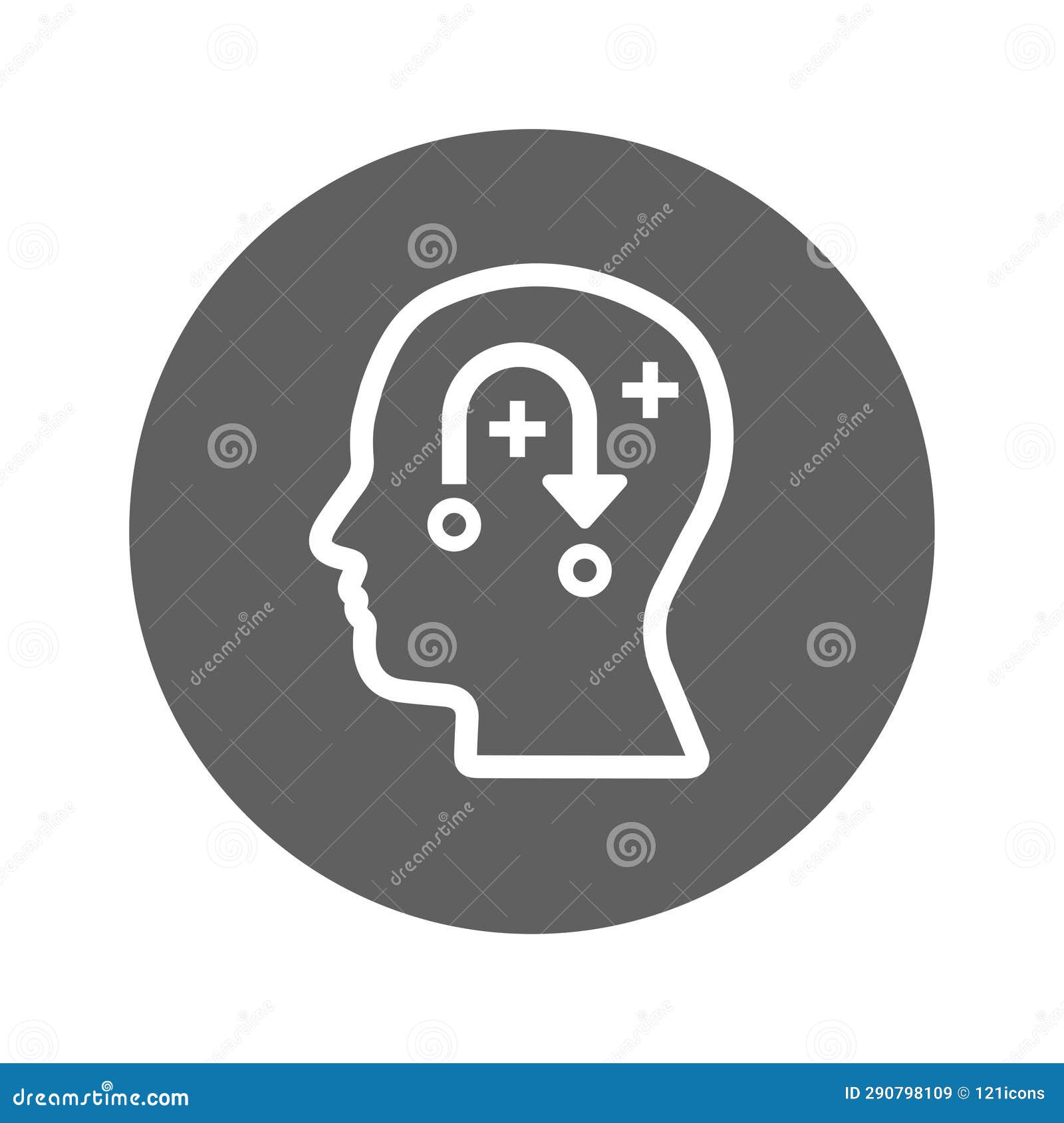 Plan de reflexión ilustración del vector. Ilustración de éxito - 290798109