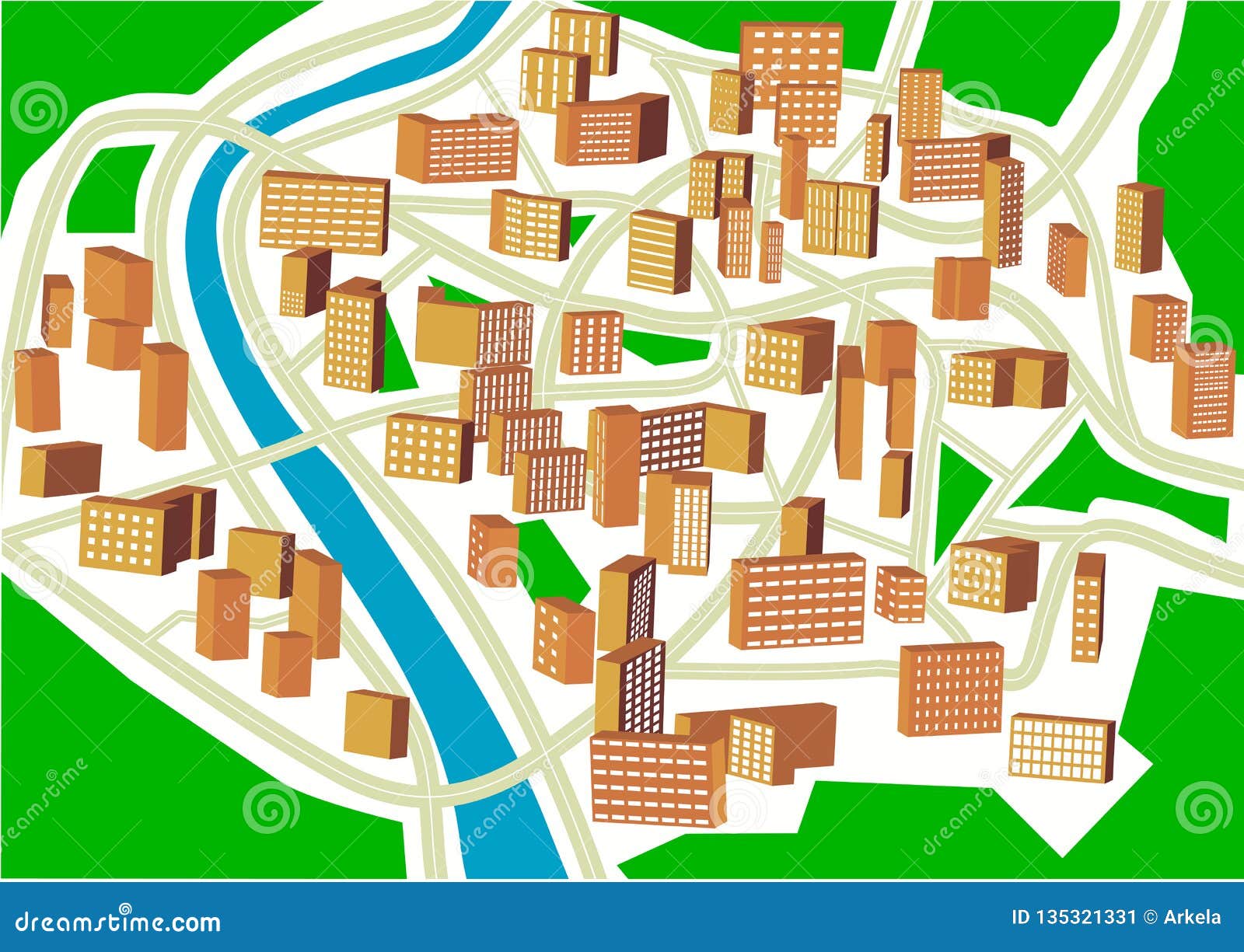 Plan De Ville Stock Illustrations, Vecteurs, & Clipart – (33,315 Stock ...