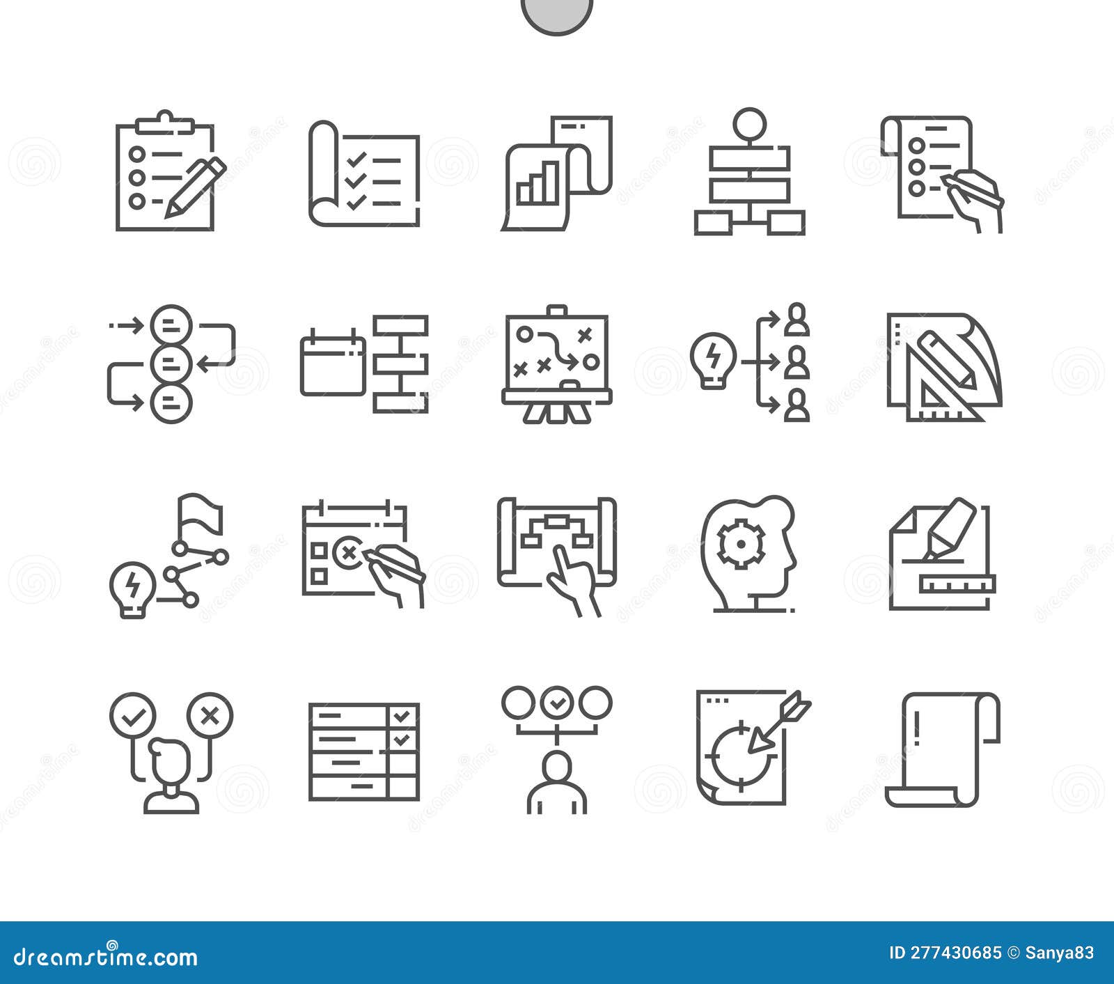 Plan. Decision Making. Project Planning Stock Vector - Illustration of ...
