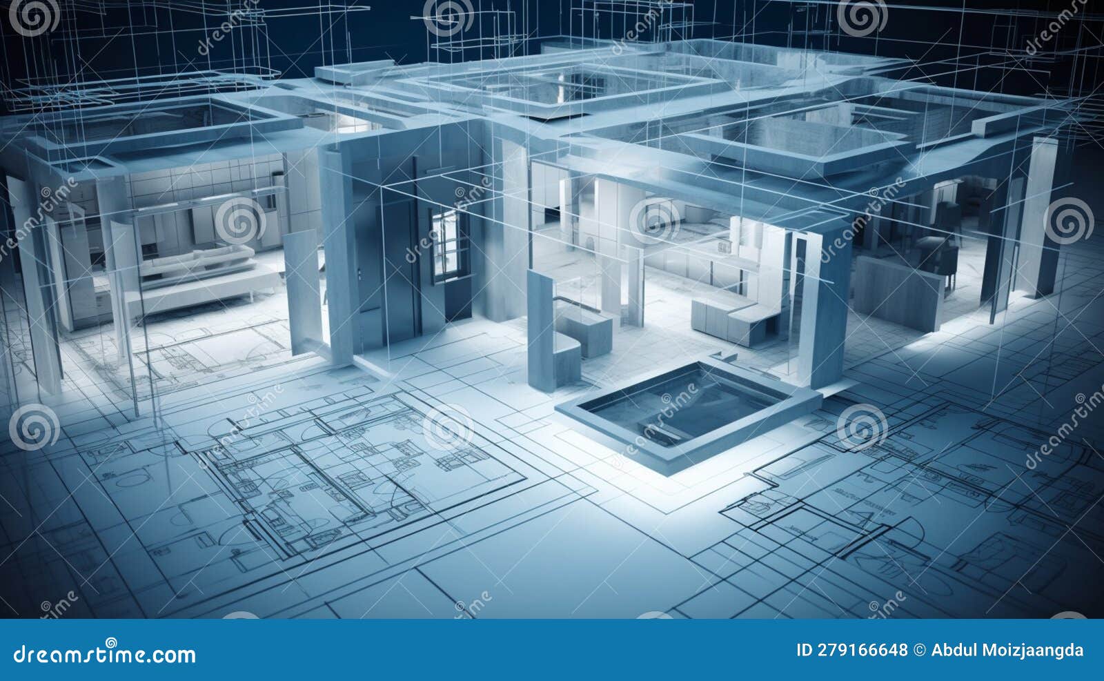 Plan Directeur Global D'un Projet De Construction D'une Maison Moderne ...