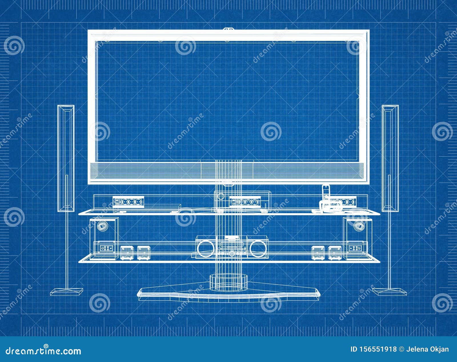 Plan directeur illustration stock. Illustration du concept - 156551918