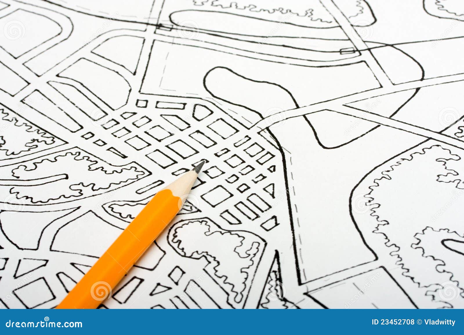 Plan Drawing Royalty Free Stock Photos - Image: 23452708