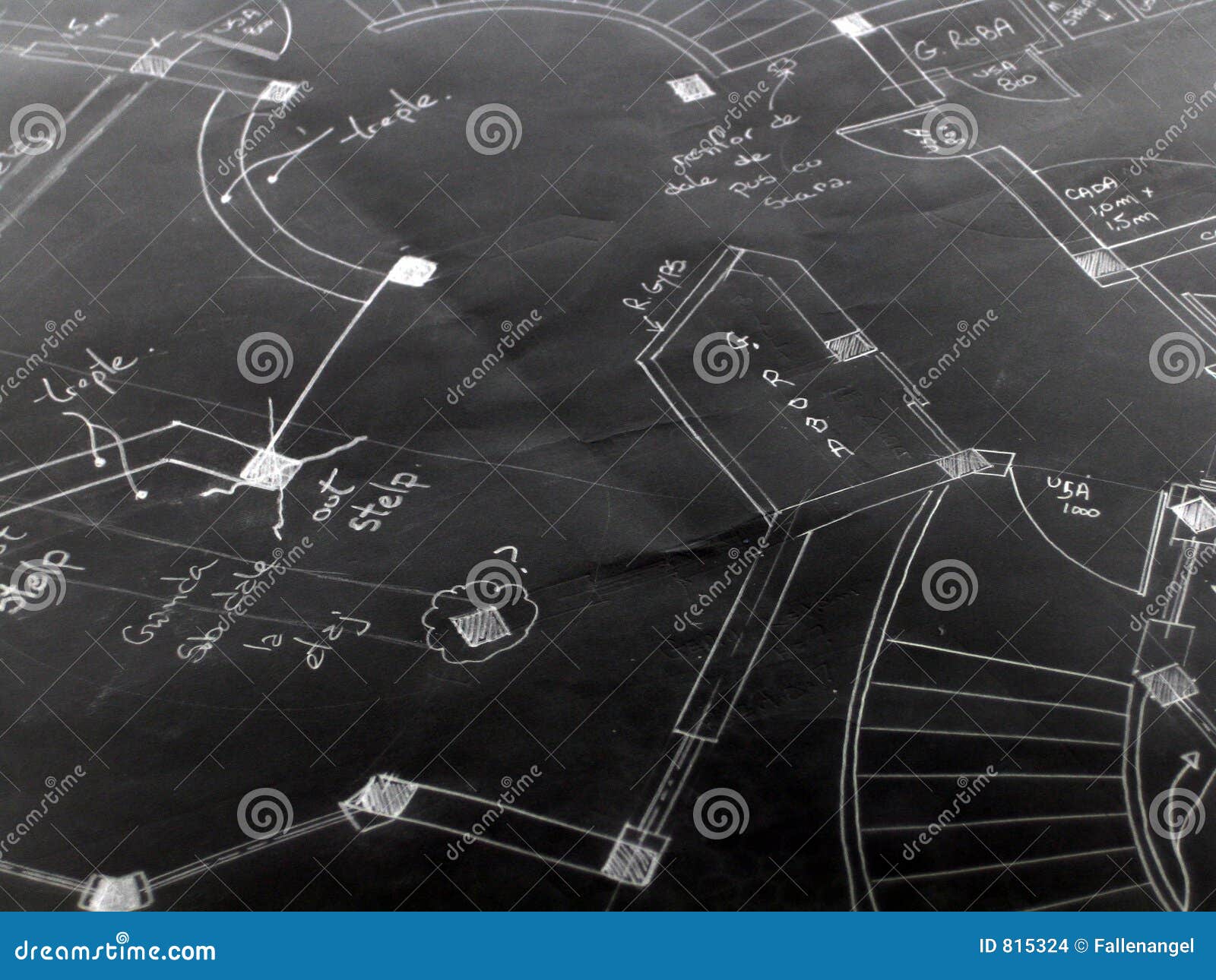 Plan drawing stock photo. Image of dwelling, paper, drawings - 815324