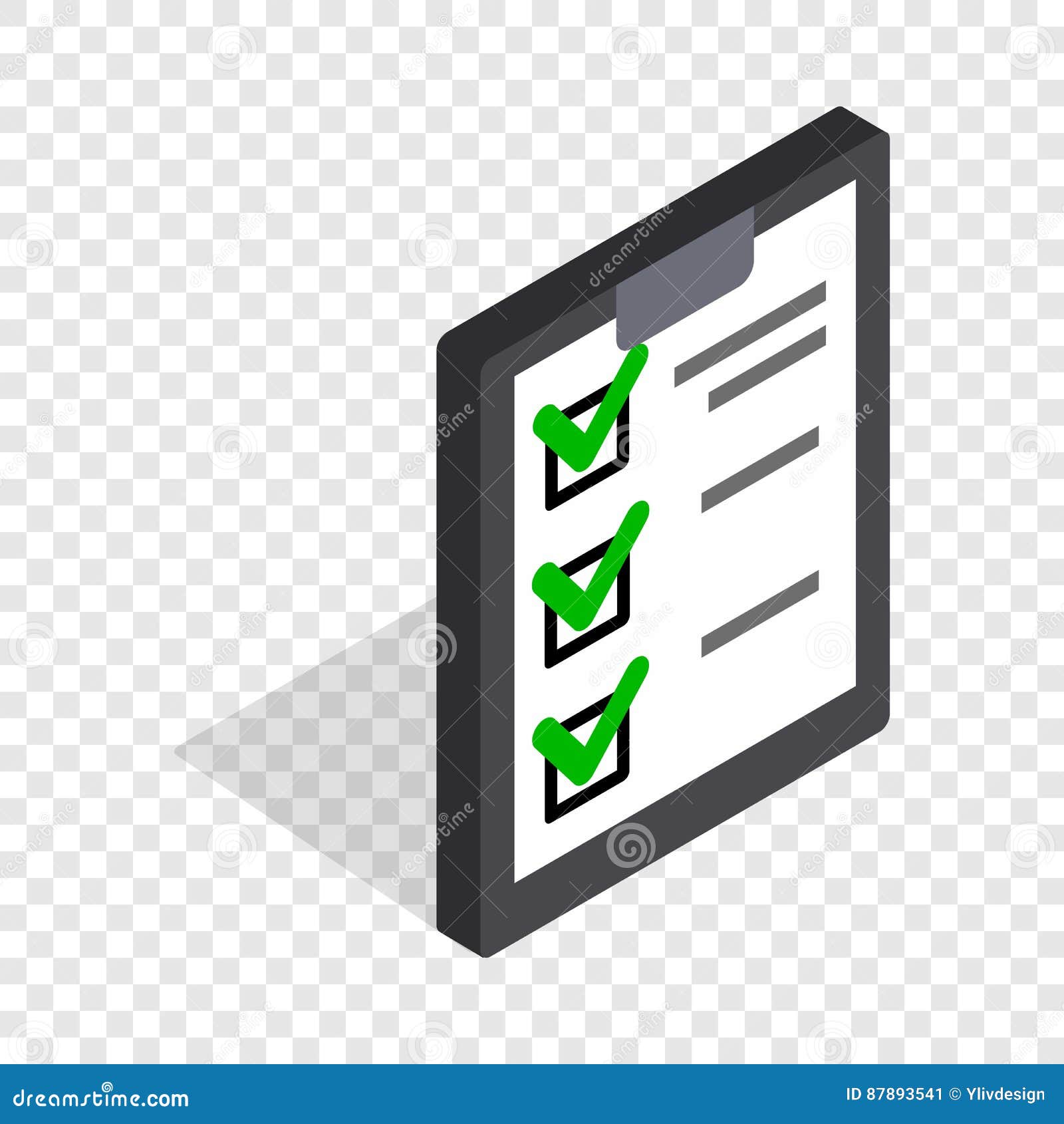 Plan is Executed Isometric Icon Stock Vector - Illustration of executed ...