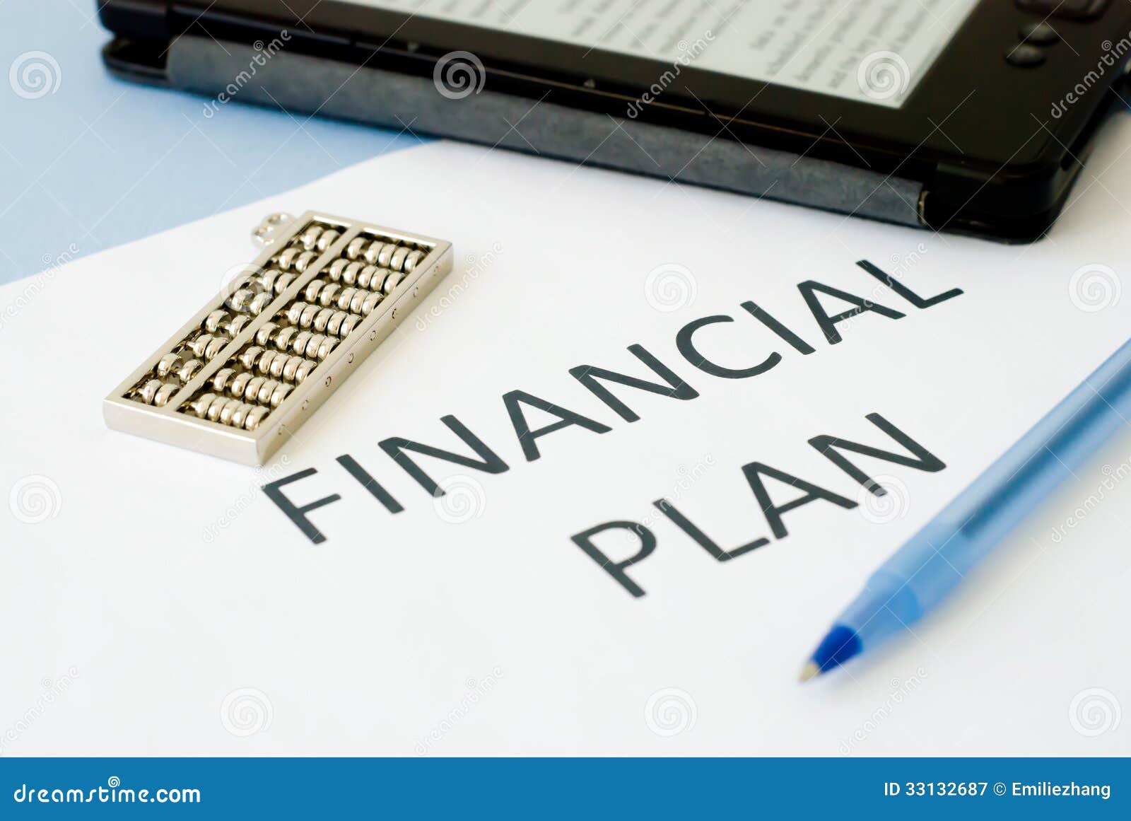 Plan financier image stock. Image du financier, document - 33132687