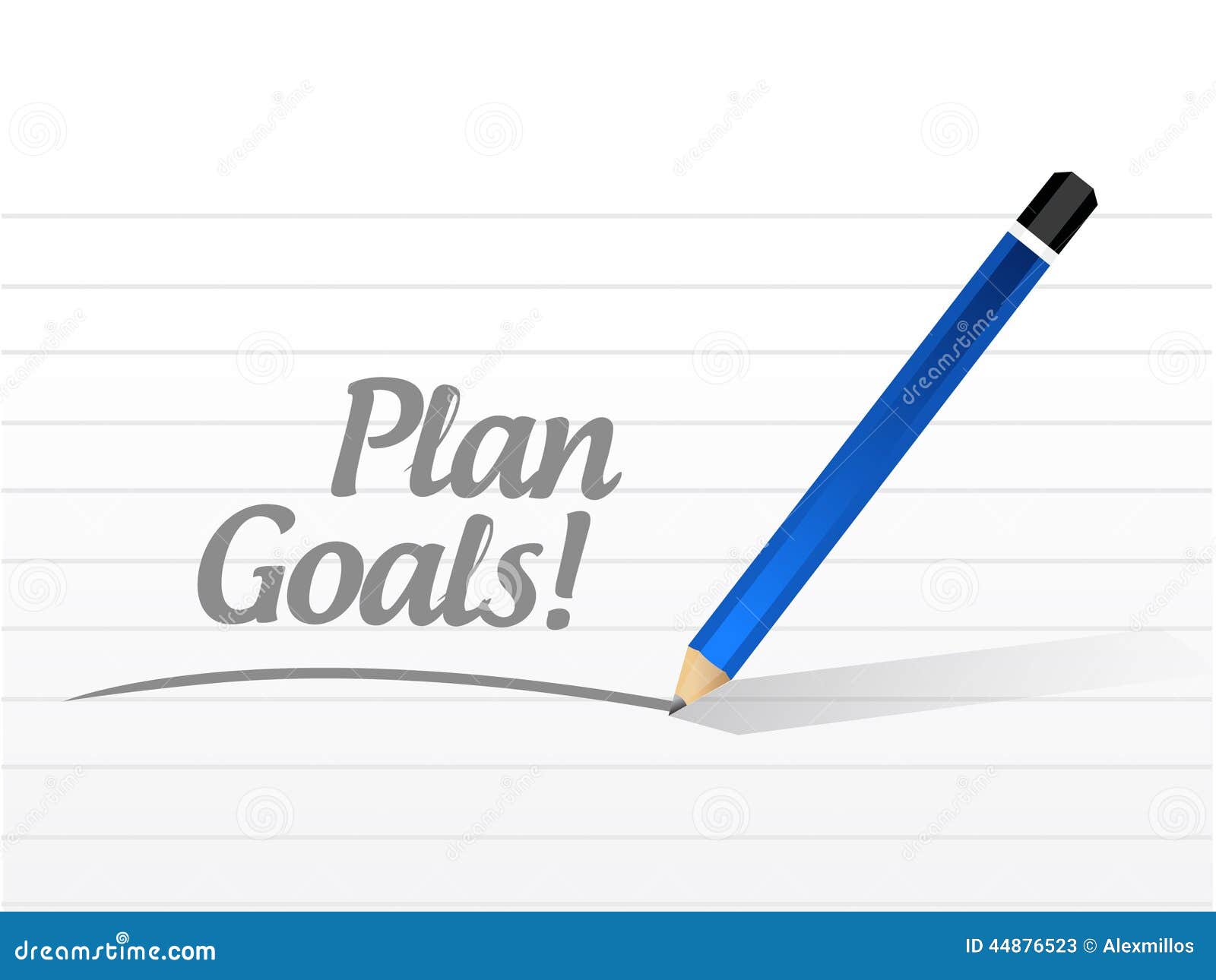 Plan Goals Message Illustration Design Stock Illustration ...