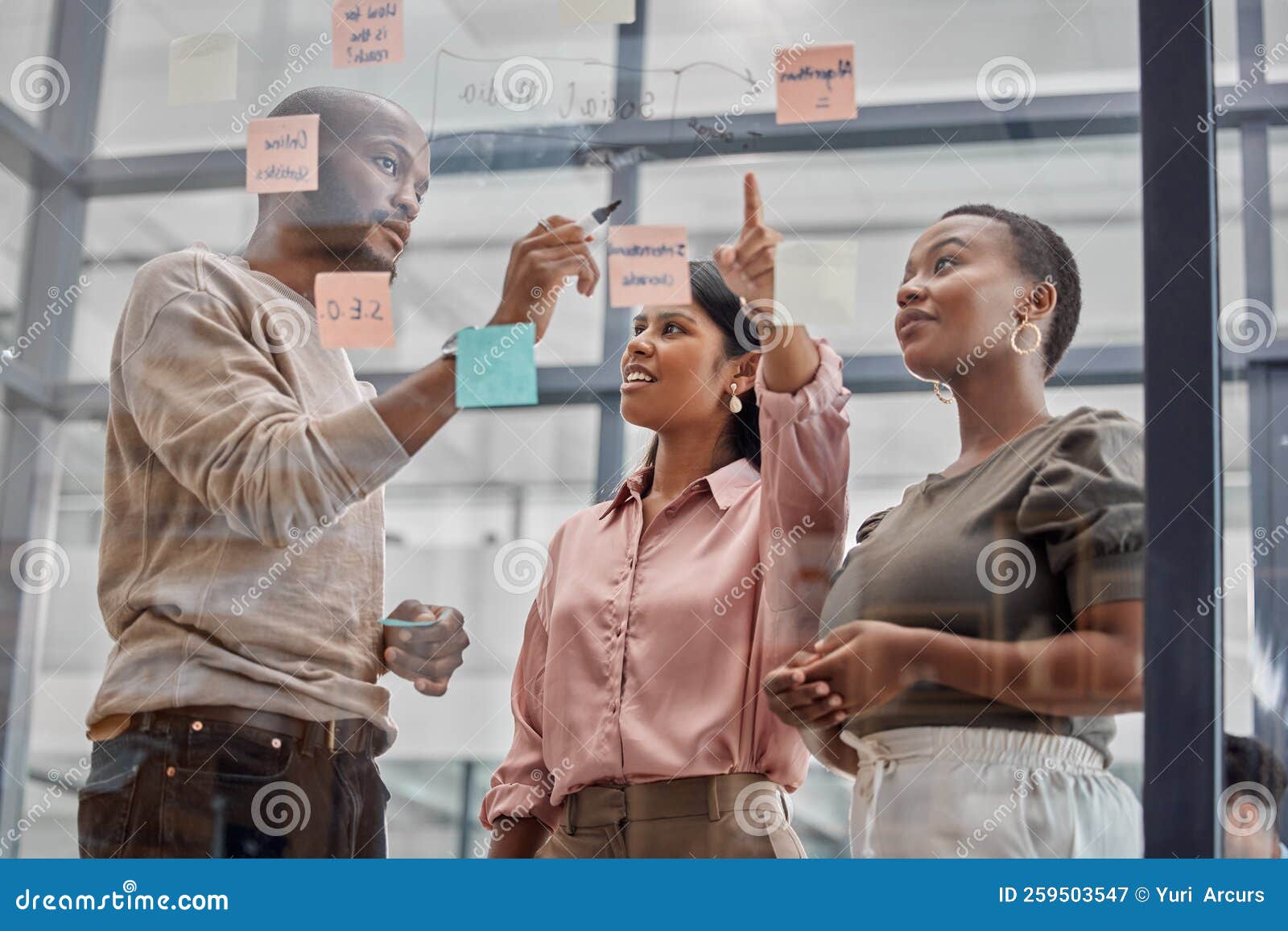 So this is the Plan. a Group of Young Businesspeople Having a ... So this is the Plan. a Group of Young Businesspeople Having a ...
