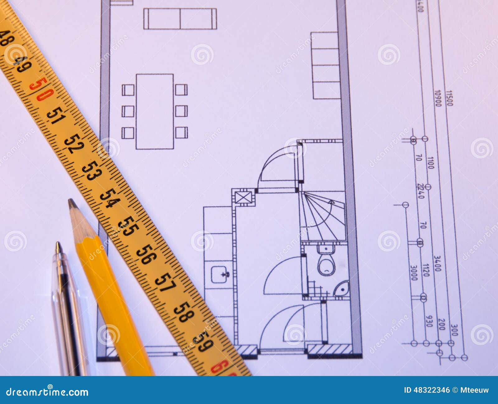 Plan home drawing stock illustration. Illustration of background - 48322346