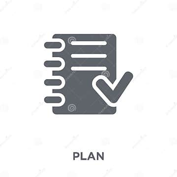 Plan icon from collection. stock vector. Illustration of vector - 130331199
