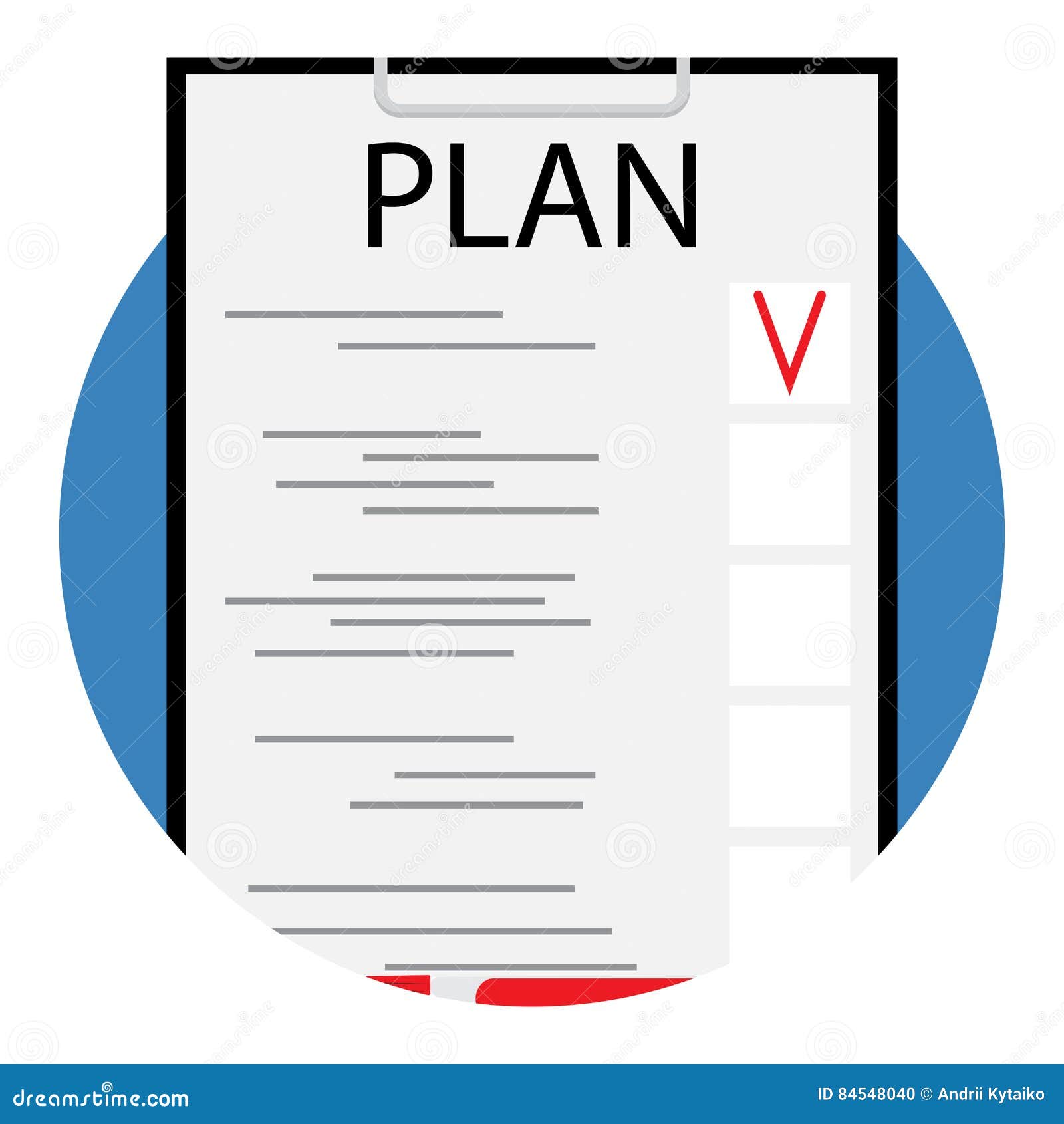 Plan icon vector flat stock vector. Illustration of badge - 84548040