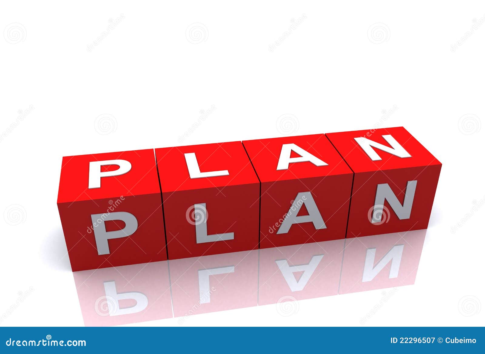 Plan Idea Block stock illustration. Illustration of characters - 22296507